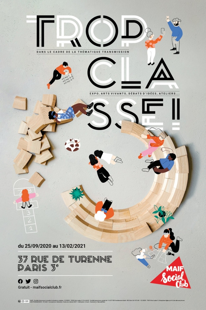 Visuel Maif Social Club exposition ⋆ La Souris Grise